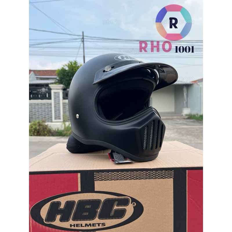Hbc CAKIL SOLID SNI helm / FULL FACE CAKIL helm motorcycle helmet ...
