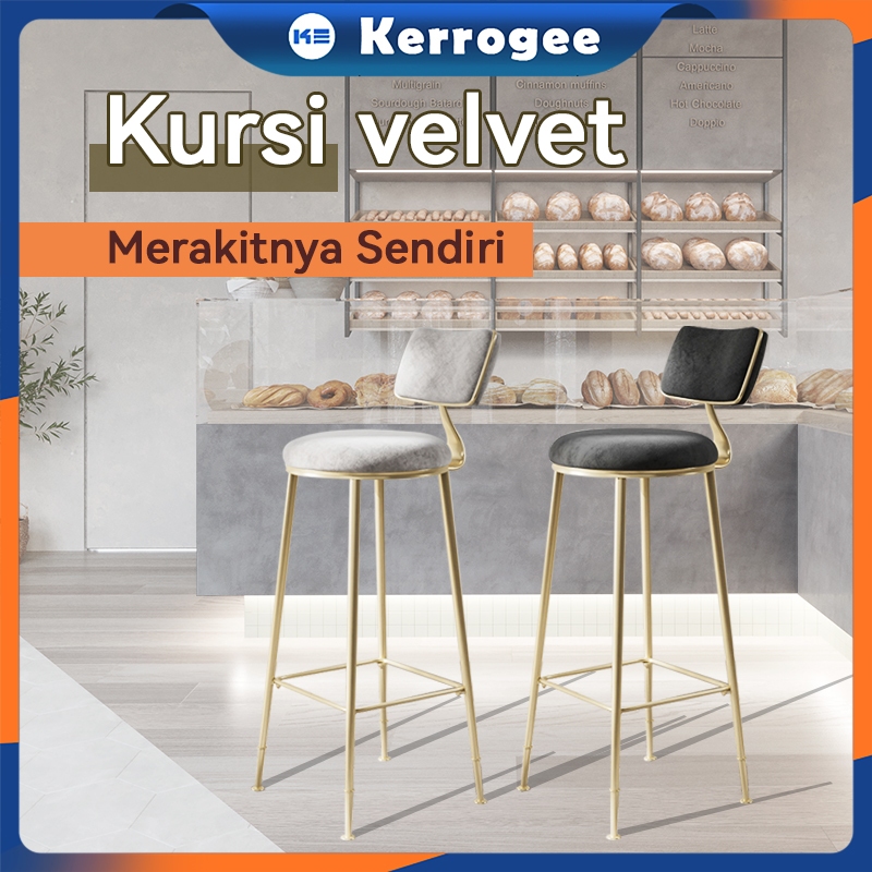 Nordic Style Bar Stool Bar Stool Bar Chair Dining Chair Bar Table High ...