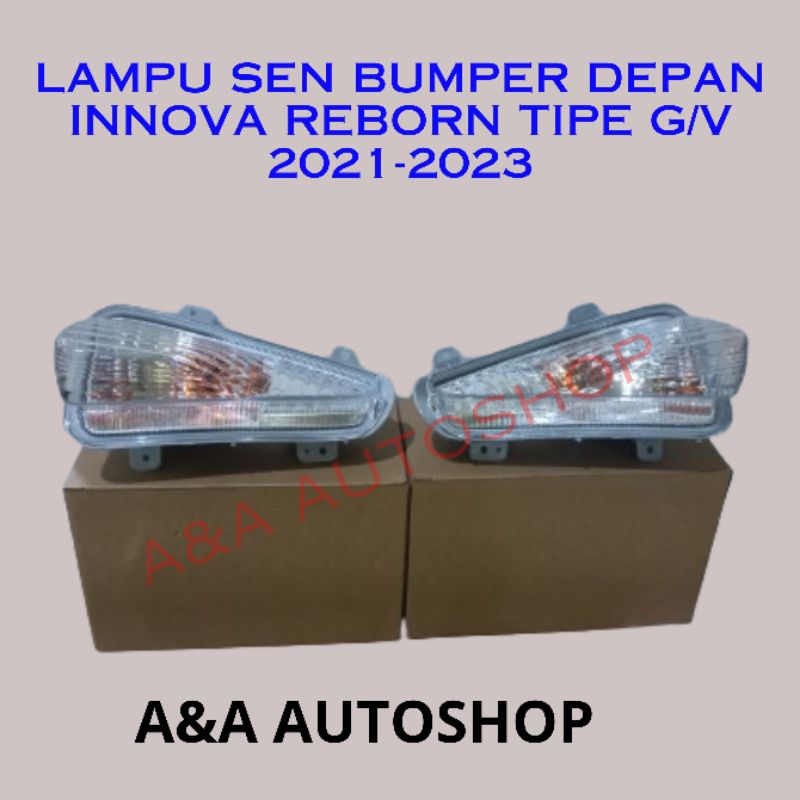 Innova REBORN Front BUMPER SEN Lamp Type G And V 2021 2022 2023 ...
