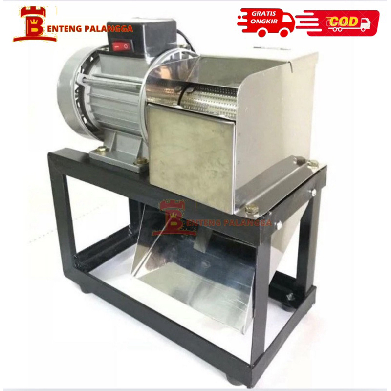 SIKU MESIN Stainless Steel 4 Leg Funnel Elbow Jumbo Electric Coconut ...