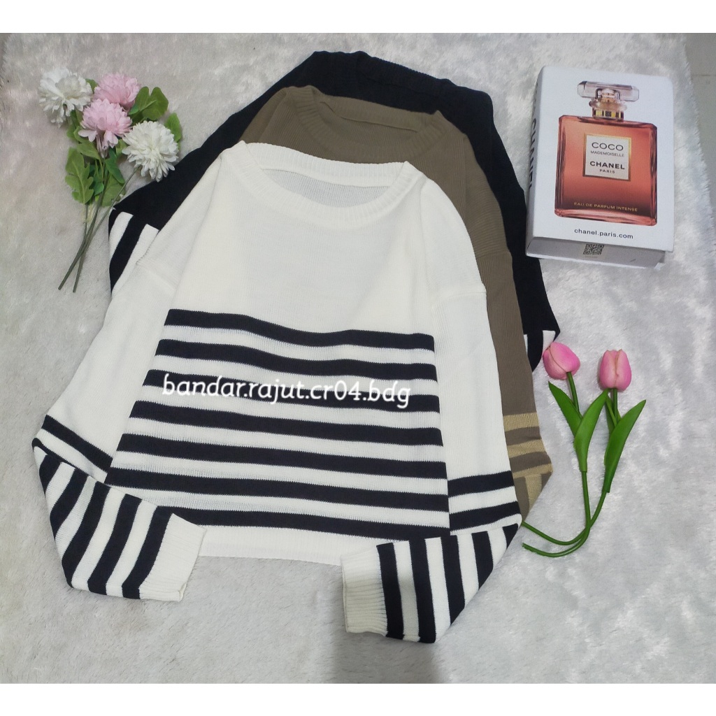 Amel BRANDED KNIT SWEATER 7 GATE | Shopee Malaysia