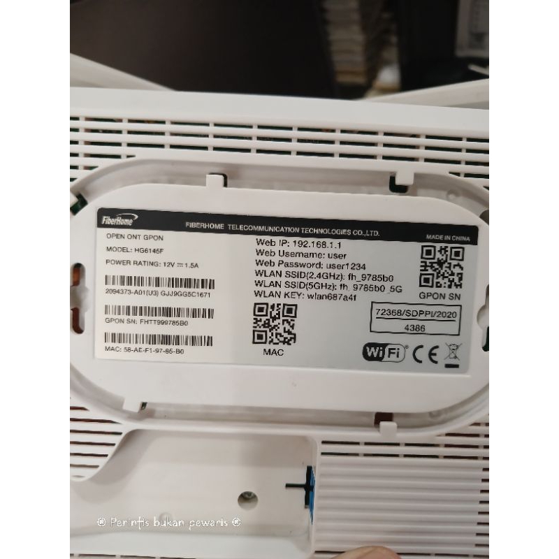 Fiberhome Gpon ont HG6145F | Shopee Malaysia