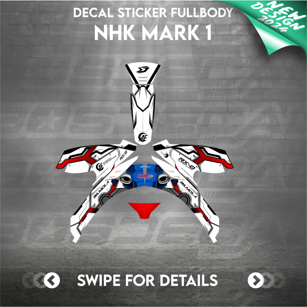 NHK MARK 1 BIMOLA RX0 helmet decal sticker | Shopee Malaysia