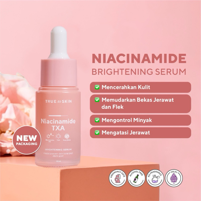 True to Skin Niacinamide TXA Brightening Serum - Brightens, Overcome ...