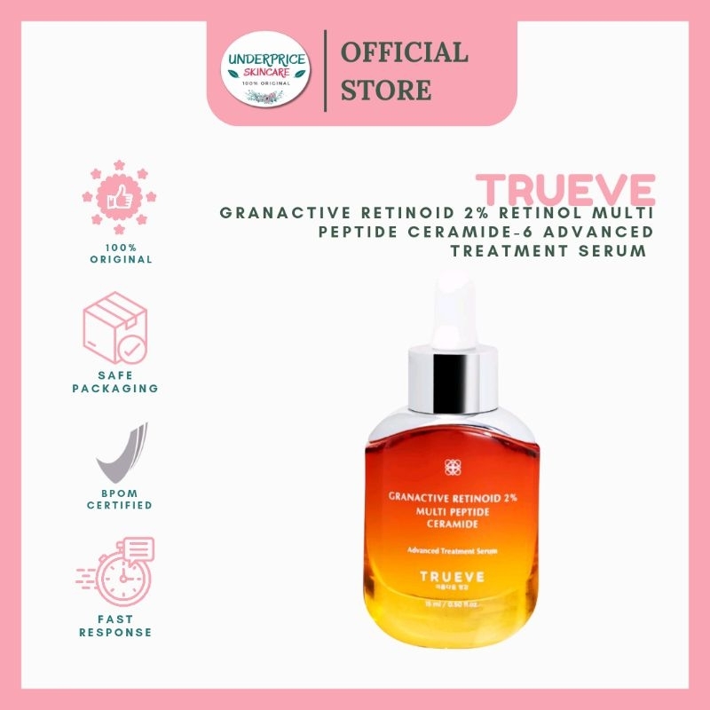 Trueve Granactive Retinoid 2% Retinol Multi Peptide Ceramide-6 ...