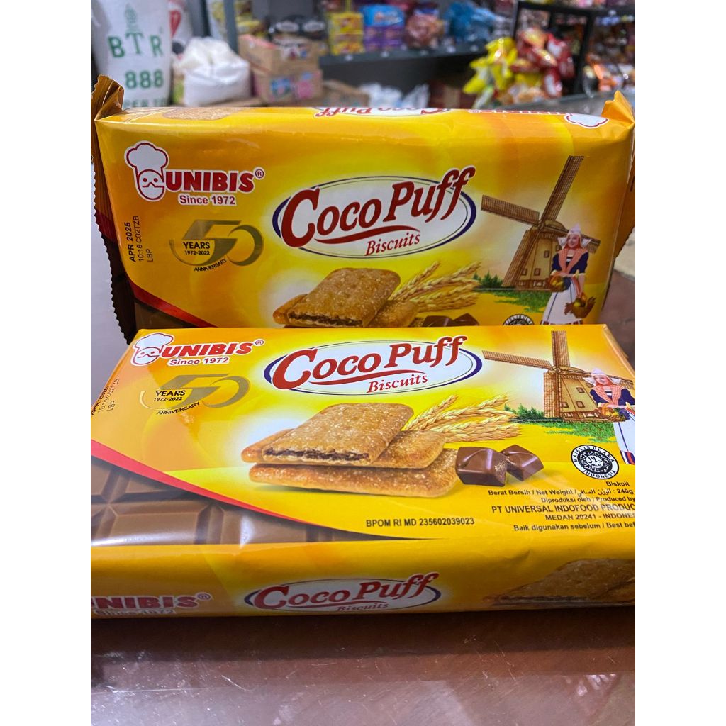 Unibis Coco Puff Biscuit @240gram | Shopee Malaysia