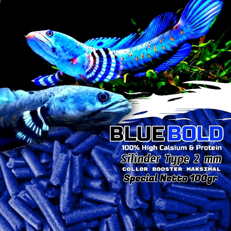 Blue BOLD Pellets 100gr Channa Blue Original GFS Pellets | Shopee Malaysia