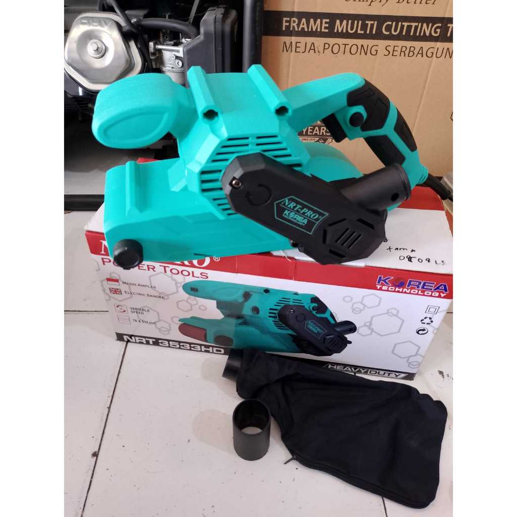 MESIN 3inch Tank Sanding Machine Ox-PRO 3533 HD 900w Belt Sander ...