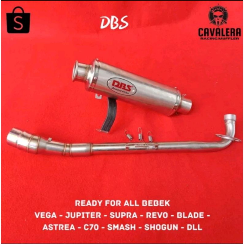 P25cm Round DBS RACING Exhaust For JUPITER semes Supra vega Motorcycles ...