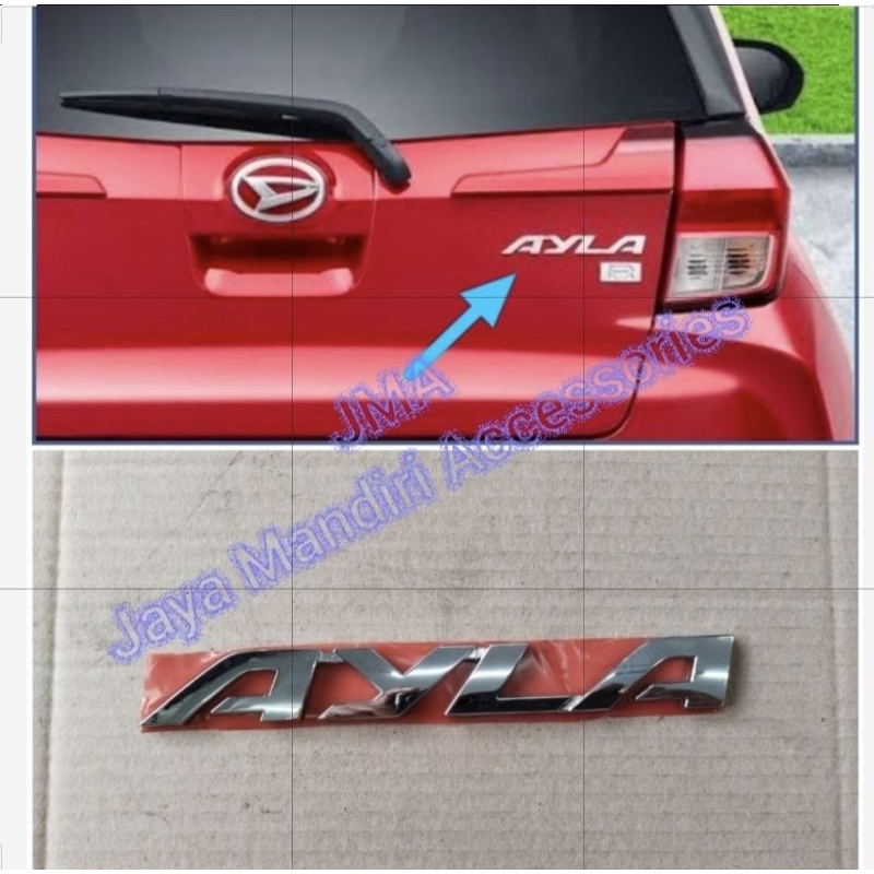 Ayla EMBLEM 2023 2024 ORIGINAL AYLA WRITING EMBLEM 2023 2024 | Shopee ...