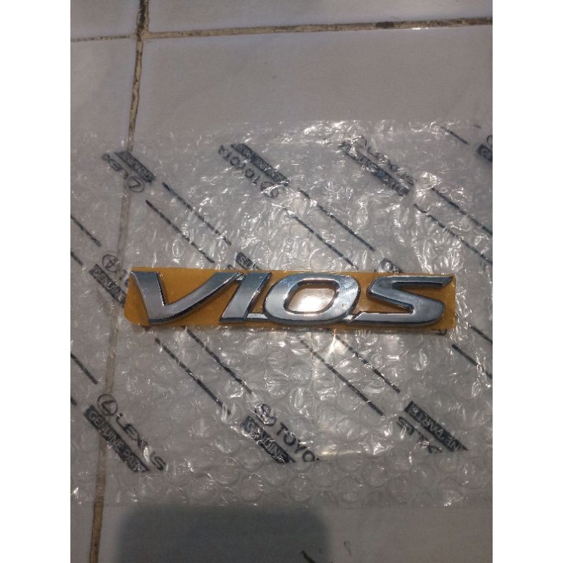 Original Vios writing logo emblem | Shopee Malaysia