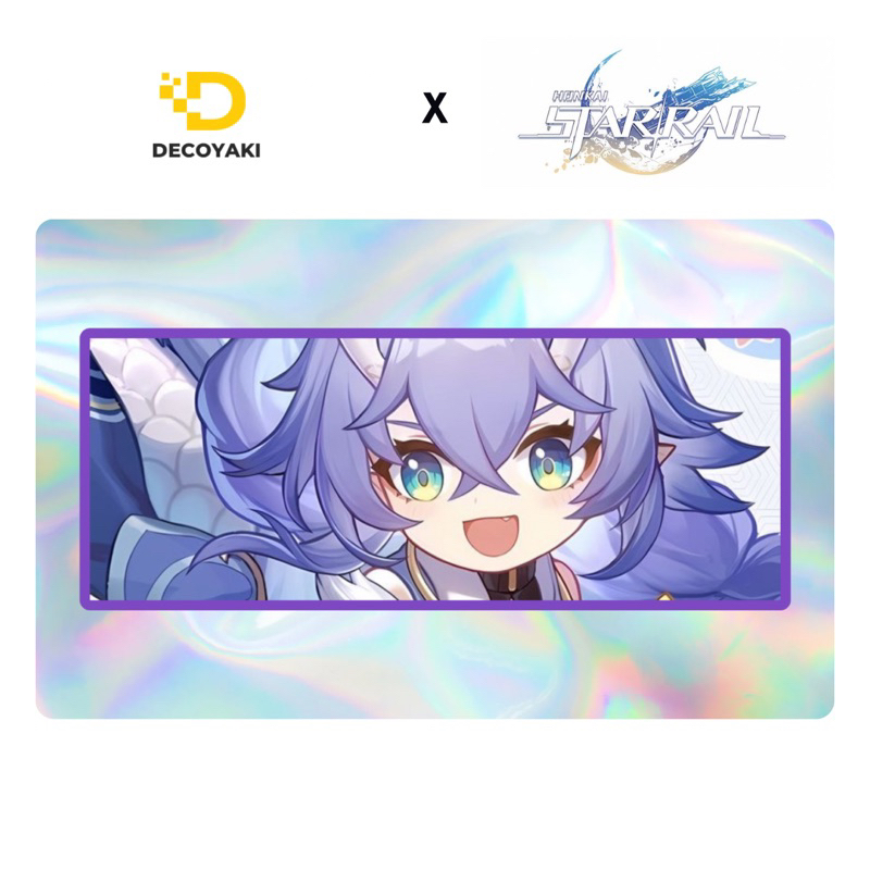 Bailu Honkai Star Rail Hologram Slap Sticker, Bailu Honkai Star Rail ...