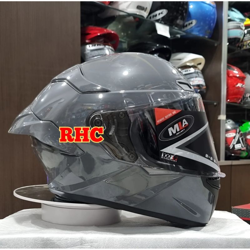 Mla krypton solid helmet, the latest full face helmet | Shopee Malaysia