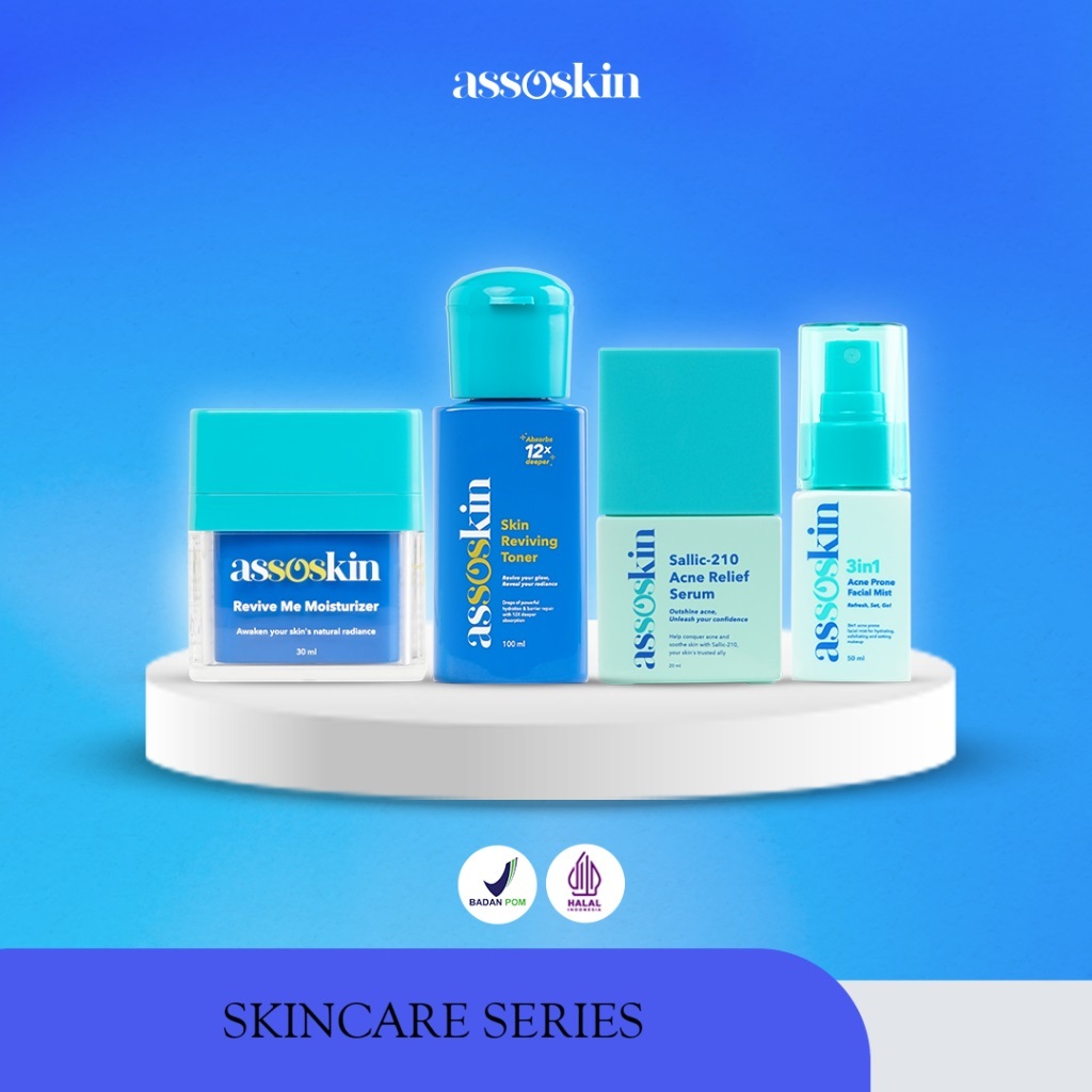 Assoskin Skincare Series - Skin Reviting Toner / Revive Me Moisturizer ...