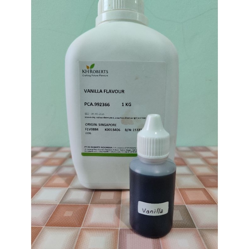 Essen/biang Vanilla pavour KH robert Singapore repack 10-30ml | Shopee ...