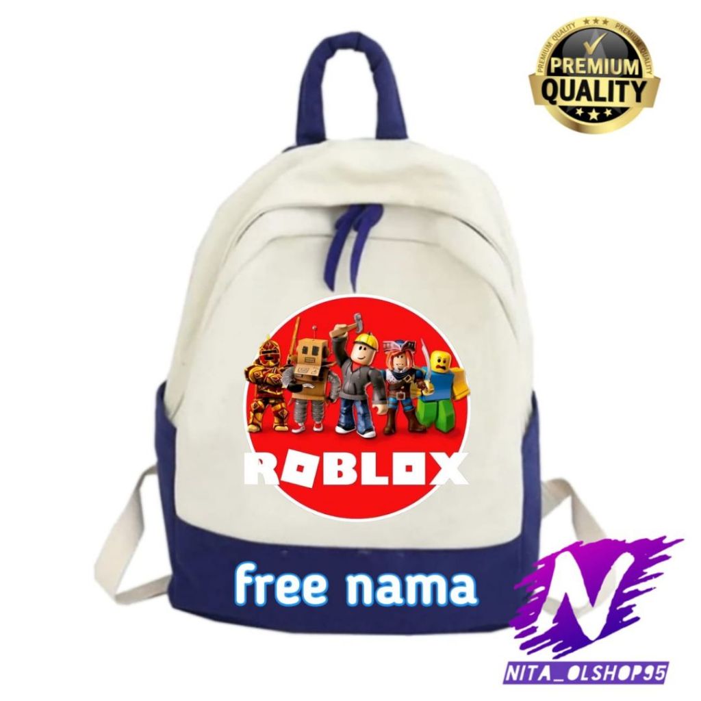 Roblox Bag With Boy motif, Children's School backpack, roblox Children ...