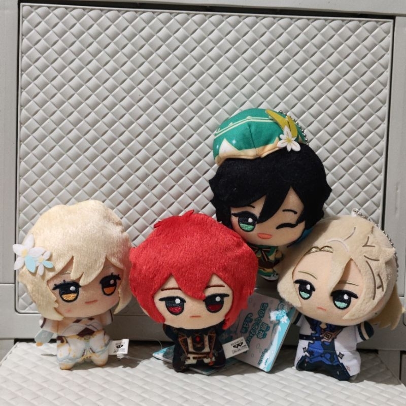 Genshin Impact Banpresto Chibigurumi Plush Albedo Diluc Venti Lumine Traveler | Shopee Malaysia