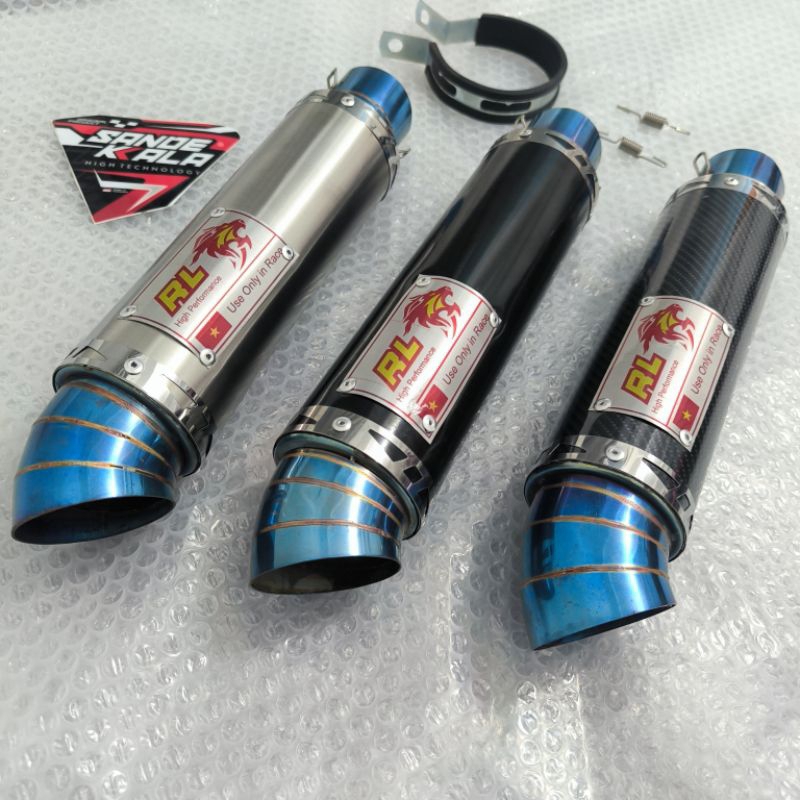 Exhaust exhaust Red Leo exhaust open Spec canister only 51 mm universal ...