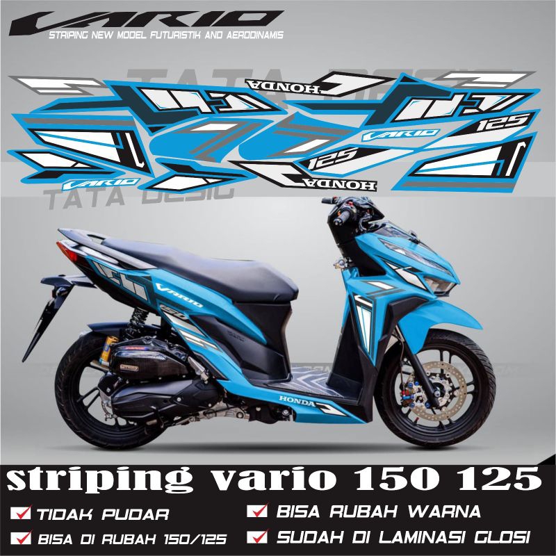 Striping vario 125 150 sticker vario vietnam striping vario proper ...
