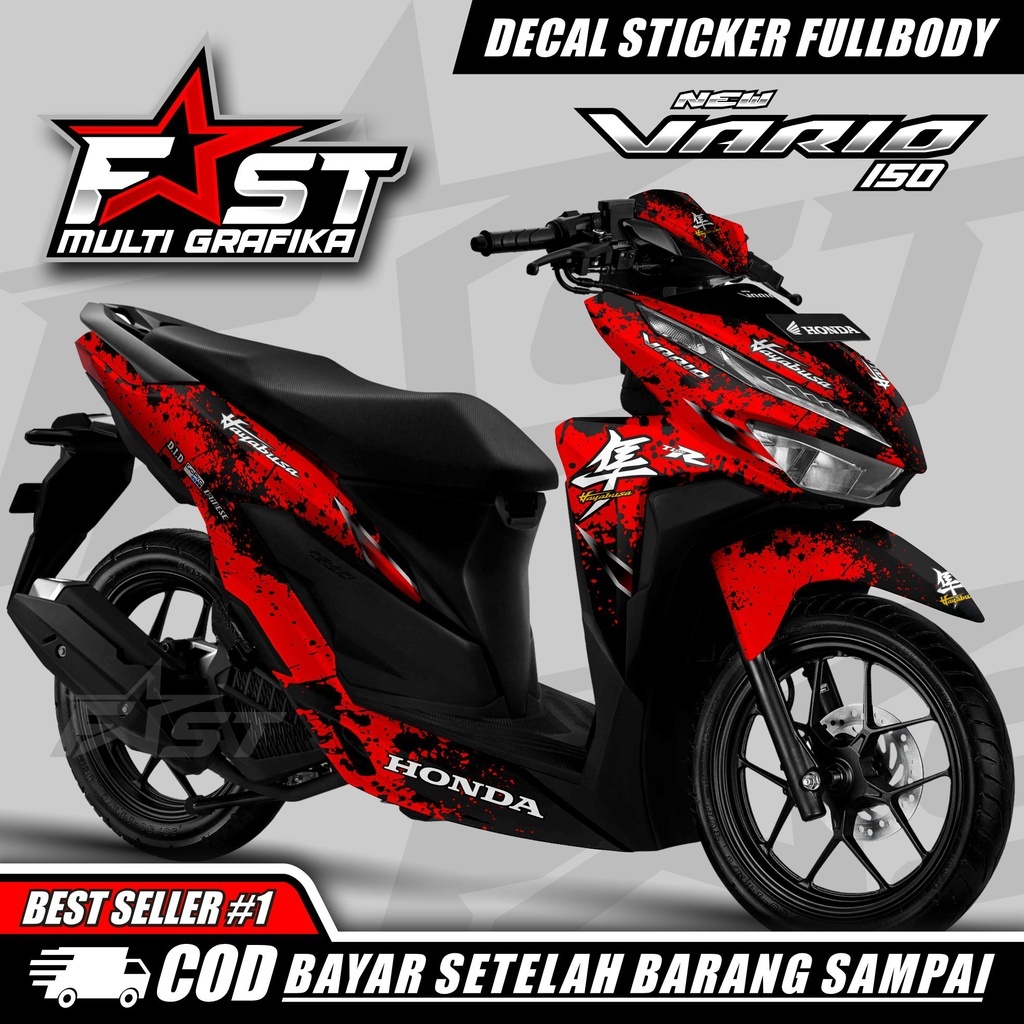 Honda Decal Sticker Vario Full Body All New 150 125 Years 2018 2019 ...