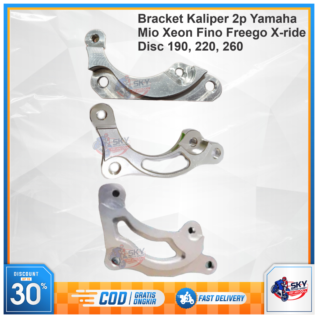 Bracket Caliper 2P Yamaha Disc Std 220 260 Mio Soul Smile J Z M3 Pop ...