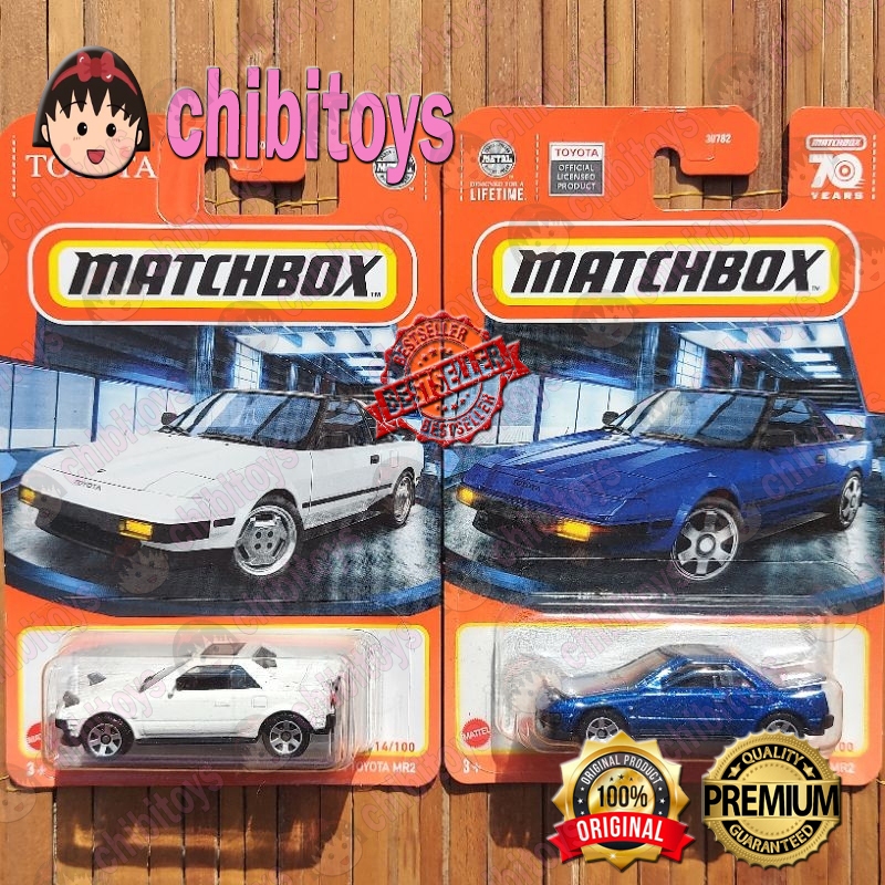 PUTIH MERAH Matchbox 1984 TOYOTA MR2 2021 White 2022 Red 2023 Blue ...