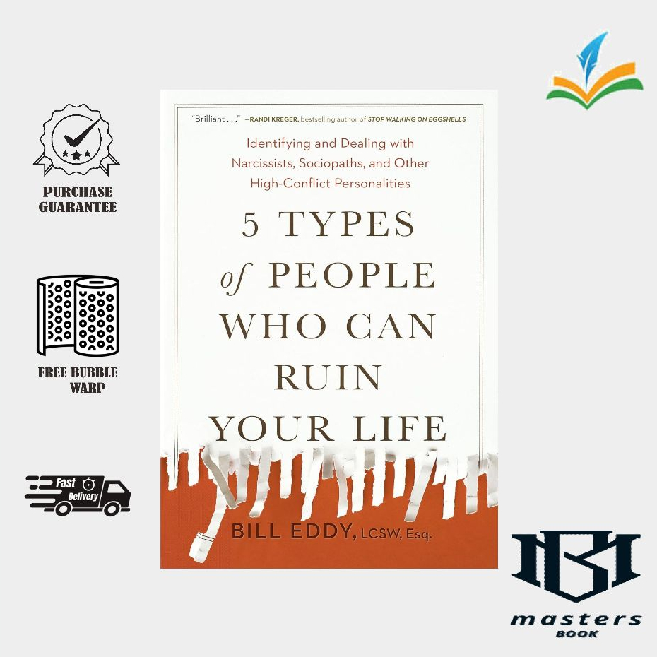 5 Types of People Who Can Ruin Your Life - Bill Eddy (English) | Shopee ...
