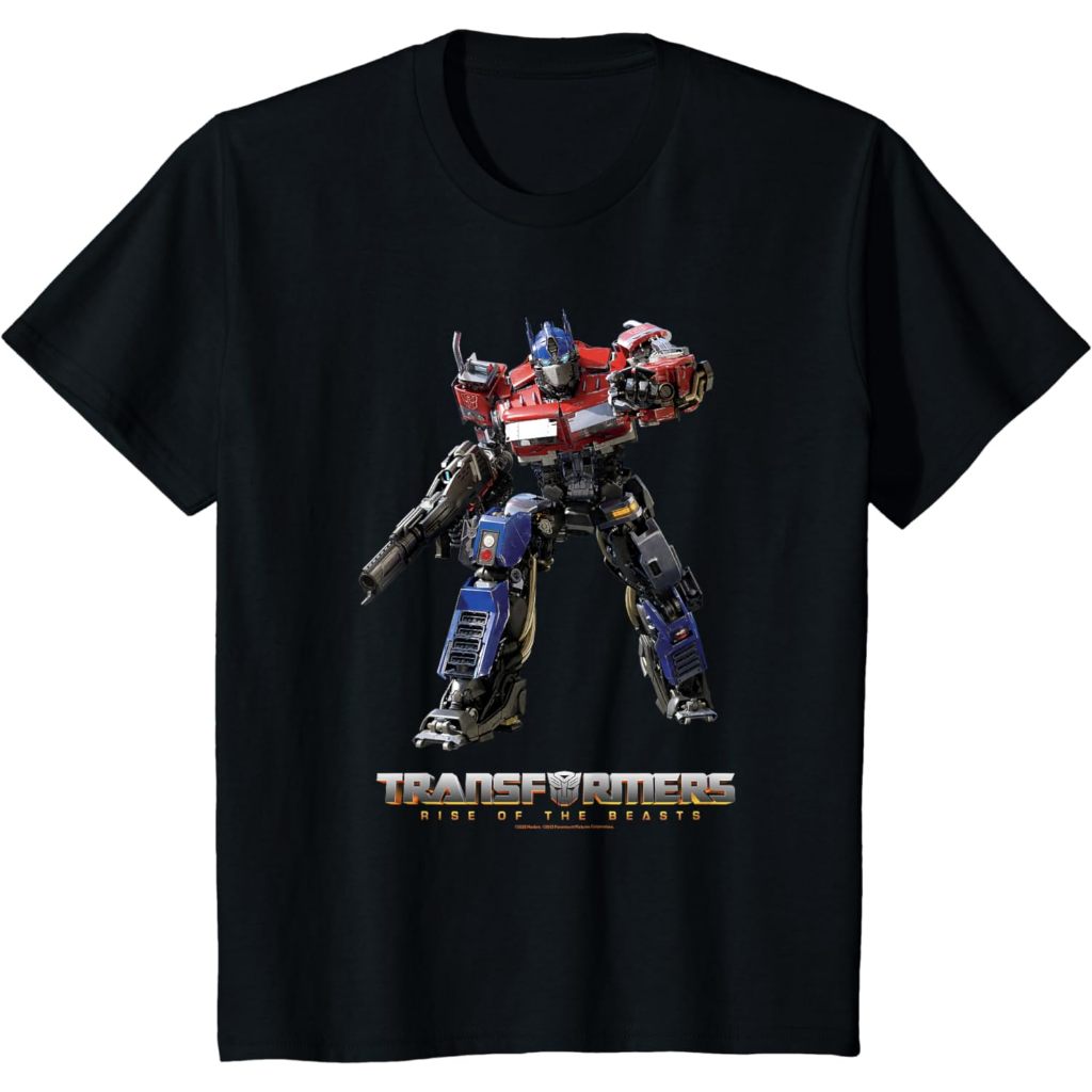 Transformer Rise of the Beasts Optimus Prime children's T-Shirt Full ...