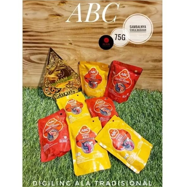 1 Box ABC Original Sambal & Extra Spicy Sambal 75gr, 1 Box Contains ...