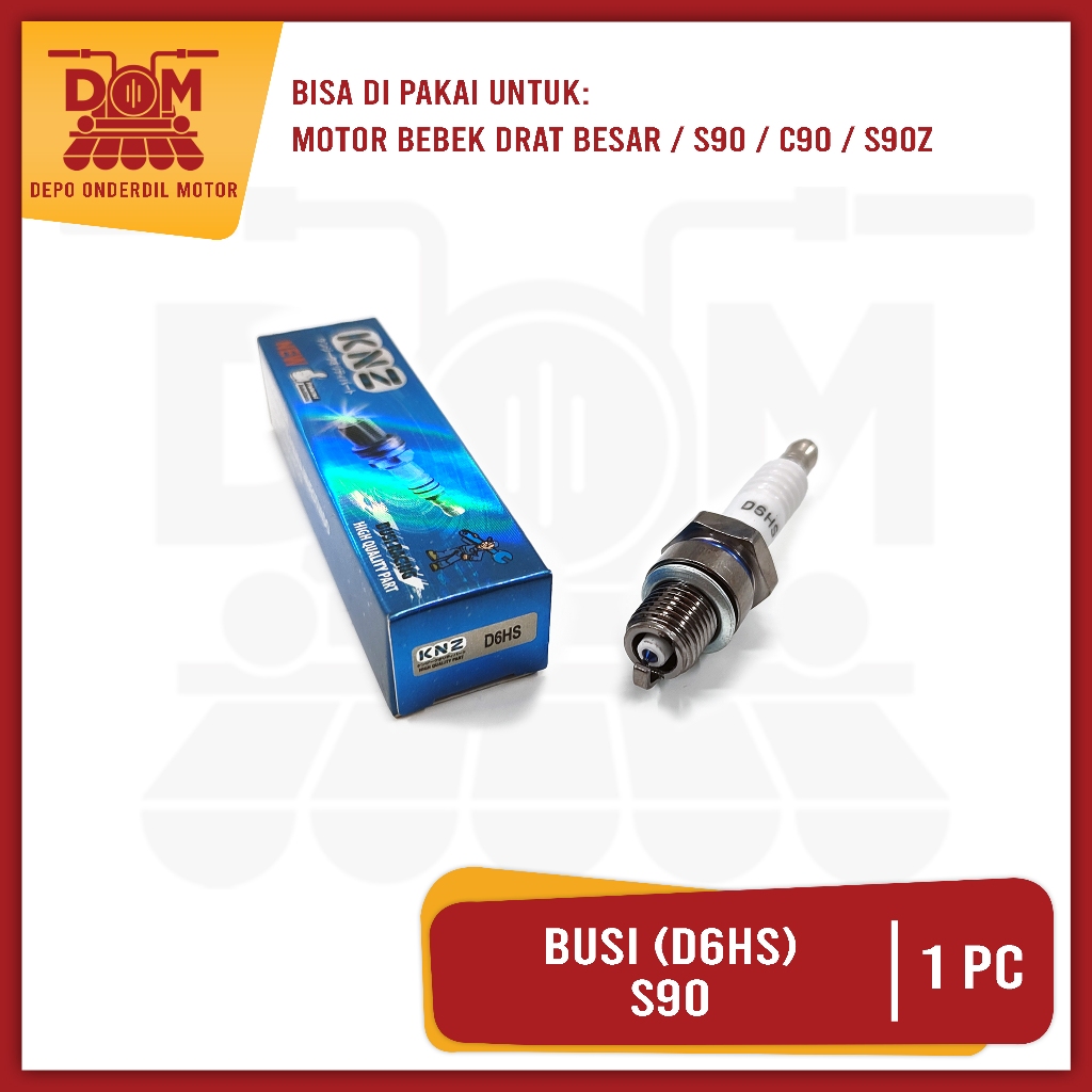 Big Drat Duck Spark Plug D6HS (KNZ) Spark Plug Motor Oversize Honda 90 ...