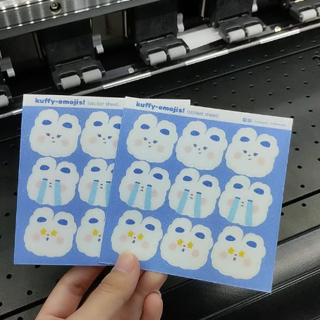 Print Vinyl Sticker RDS Maxdecal Pack/Sticker Sheet Size A7/A6/A5/Eco ...