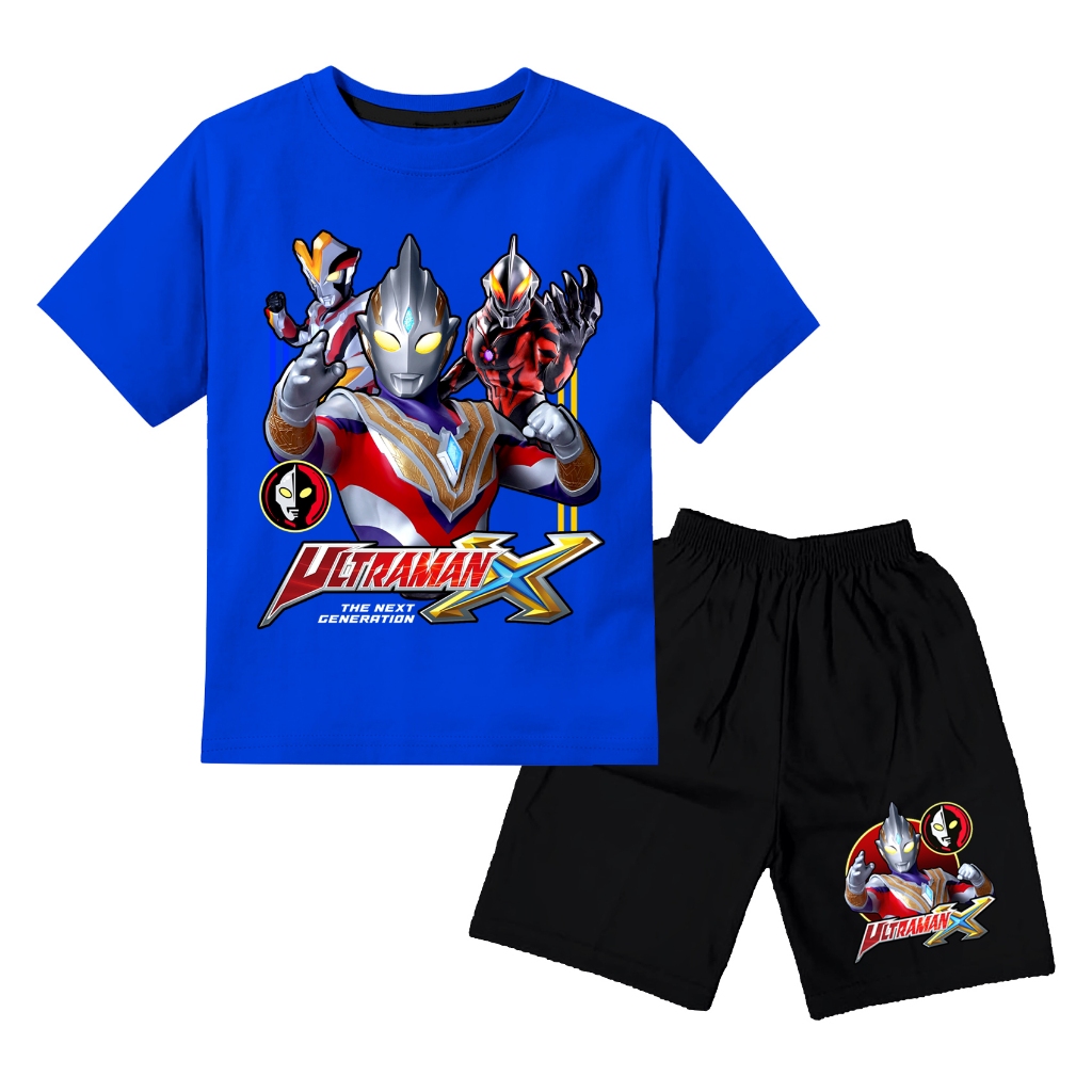 KATUN Boys' t-shirt set with ultraman motif aged 1-10 years, premium ...