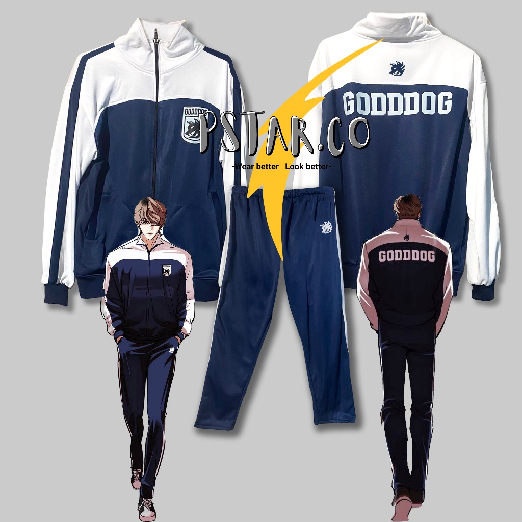 Goddog Yohan Tracktop Jacket new Allied Manhwa Outfit | Shopee Malaysia