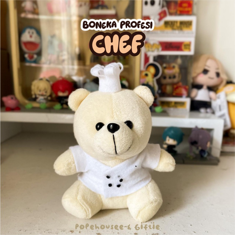 Chef CHEF DOLL Cook size 15cm HOTEL Star Food PASTRY BAKERY COUPLE ...