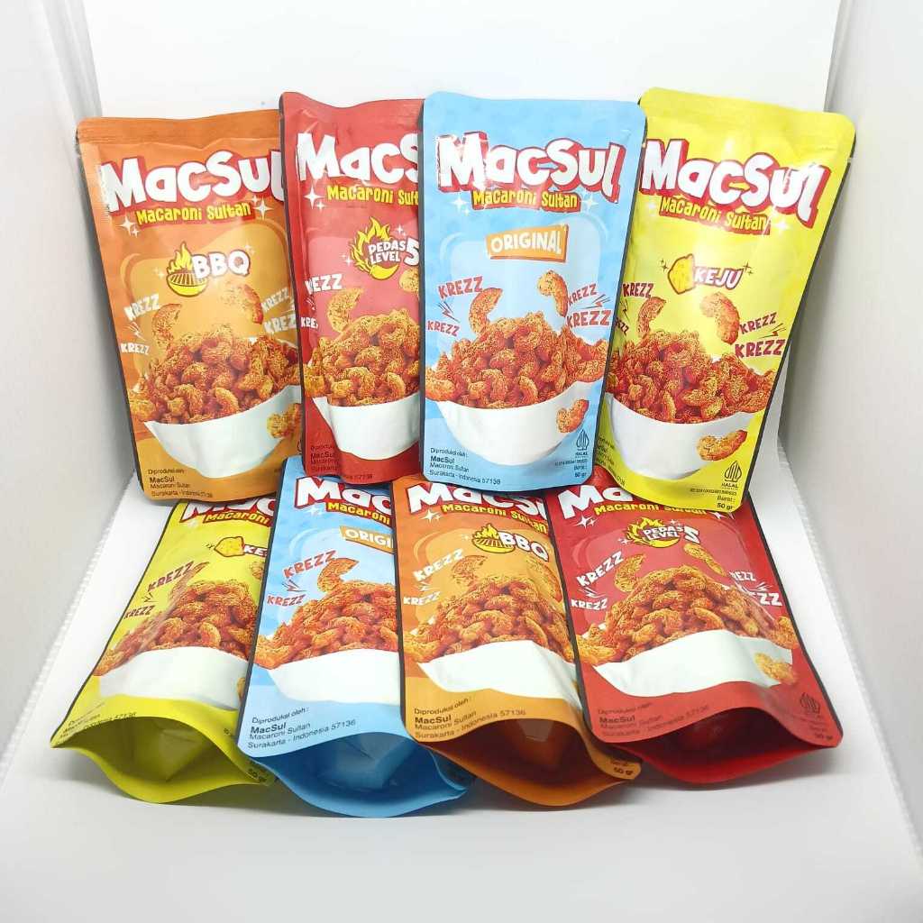 Halal Snacks - MacSul - Sultan Macaroni - Macaroni Various Flavors ...