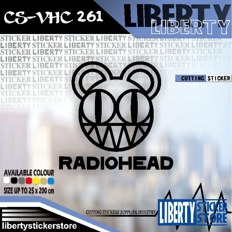 Radiohead cutting sticker | Radiohead cutting stickers | Radiohead ...