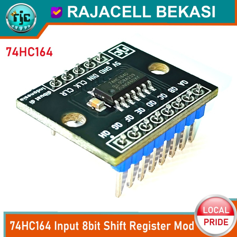 74hc164 8bit Shift Register Module GPIO Expansion 8-bit Serial-in ...