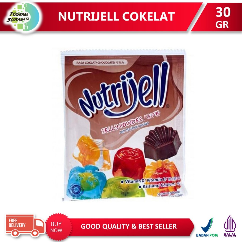 NUTRIJELL REG Chocolate / Chocolate Flavor 30g Packaging (Price ...