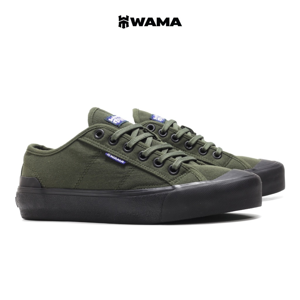 LOKAL HIJAU Wama - Vision Low Army 39 - 44 | Wallace Maximum army green ...