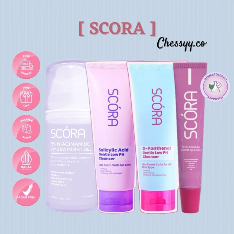 Bpom 100ML SCORA 5% NIACINAMIDE HYDRAMOIST GEL | Scora MOISTURIZER GEL ...