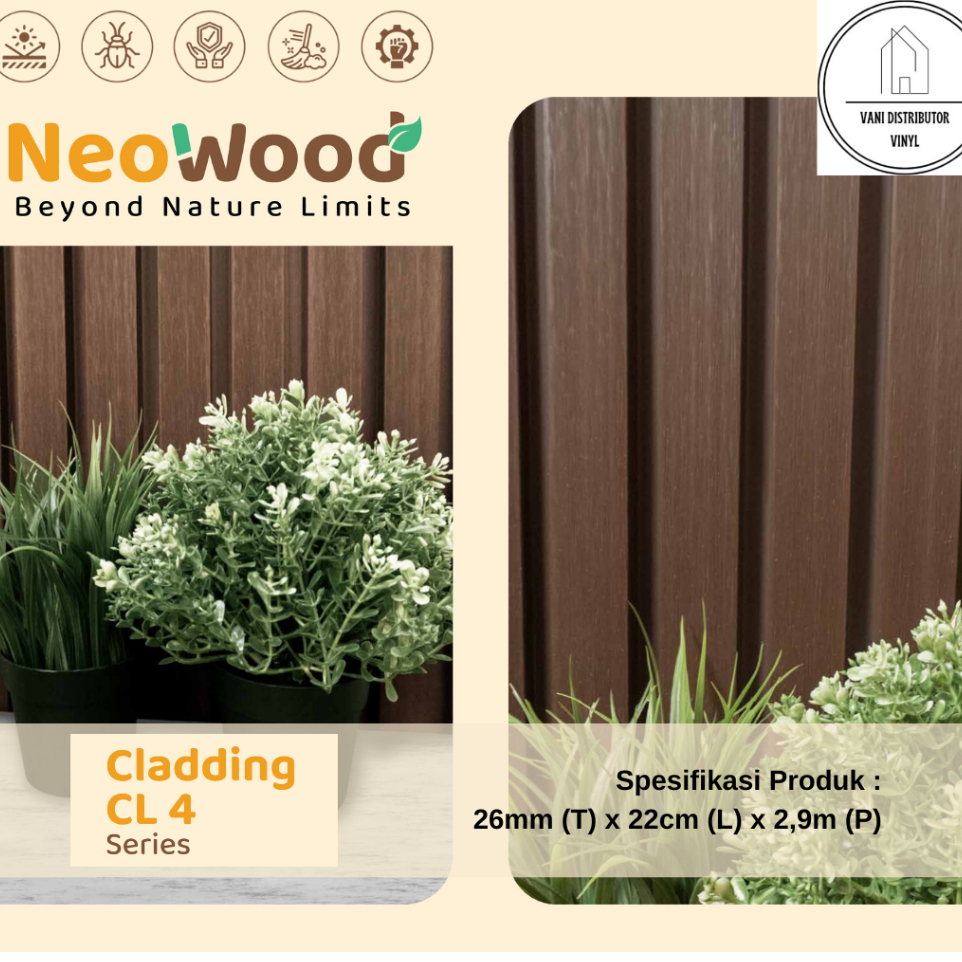 Cladding Wall Panels / WPC Wall Cladding - Water and Weather Resistant ...