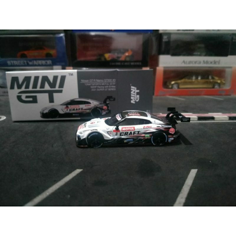 Diecast Mini GT Nissan Skyline GTR R35 Nismo GT500 3 Craft Spors Motul ...