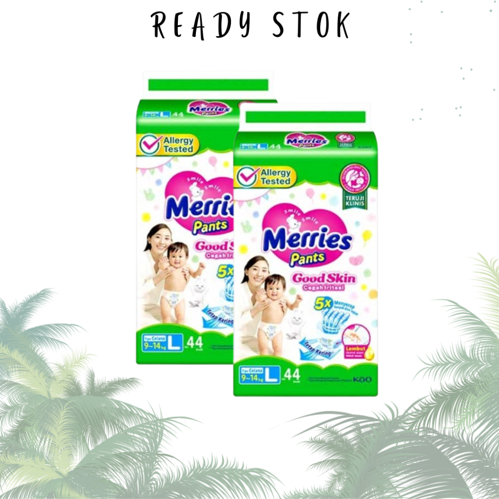 Merries Pants Good Skin L 44 (PACK) | Shopee Malaysia