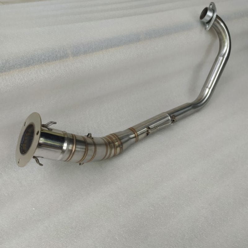 Stainless big Elbow pipe+Adapter 51mm for Raider 150carb/fi Tmx 125/150 ...