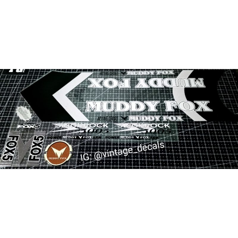 Decals replacement Muddy fox slickrock 5005 | Shopee Malaysia
