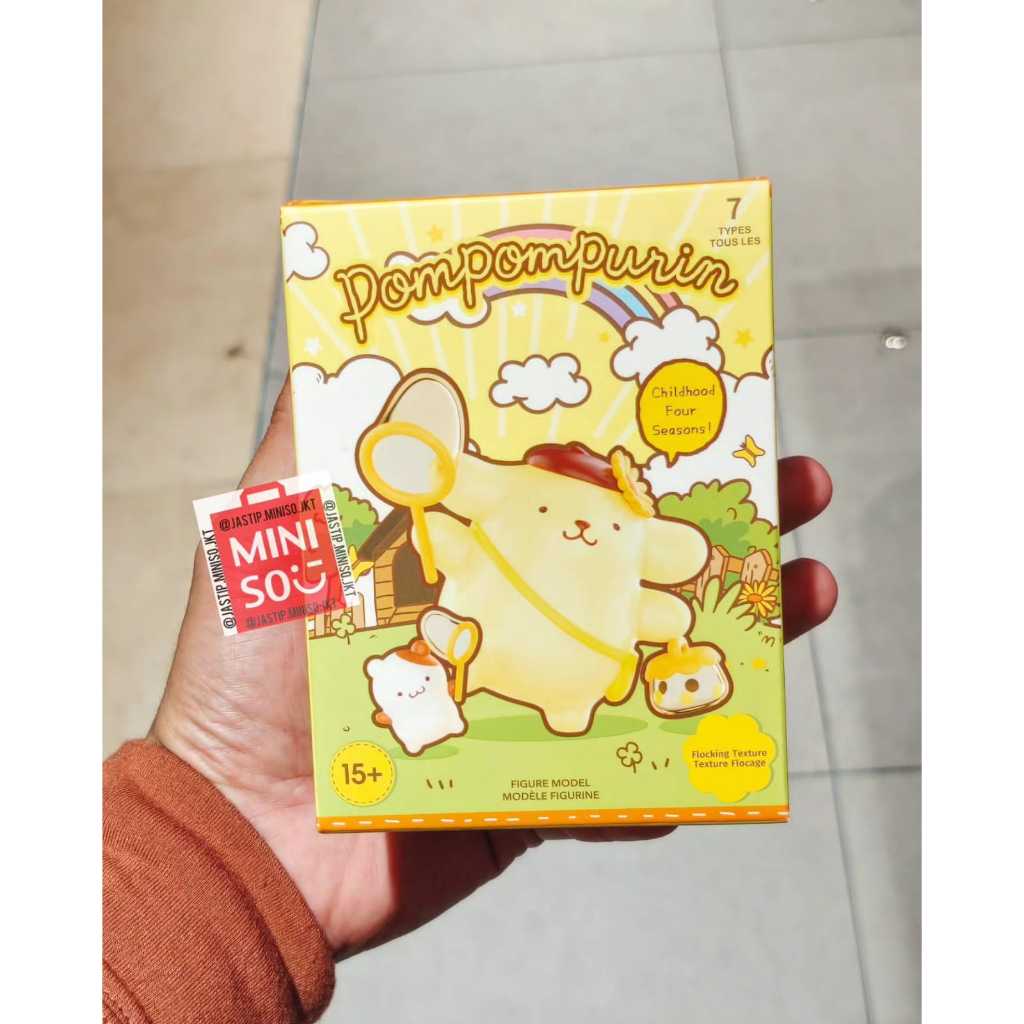 Miniso x SANRIO Blind Box POMPOMPURIN Childhood Four Season Collection ...