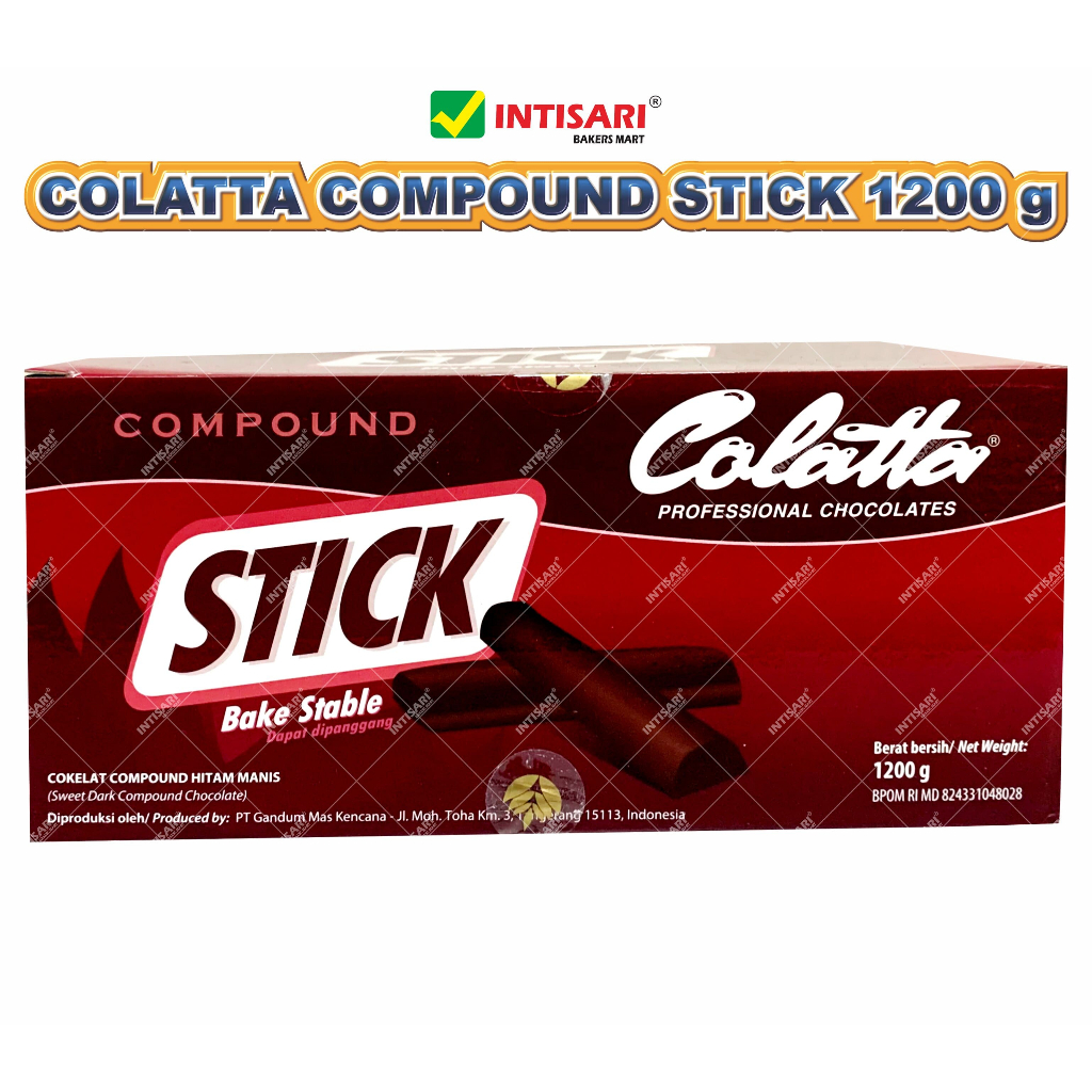 Colatta COMPOUND CHOCOLATE STICK BAKE STABLE 1200 G | Shopee Malaysia