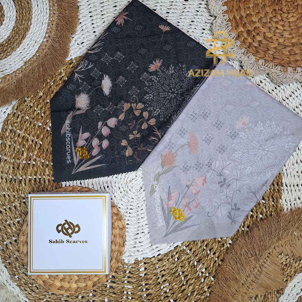 Latest Motif Voal Sublime Premium Rectangular Hijab - Vinca Series (Box ...