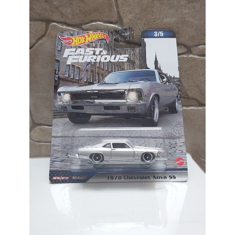 Hotwheels Premium 1970 Chevrolet Nova SS (silver) Lot Fast Furious 9 ...