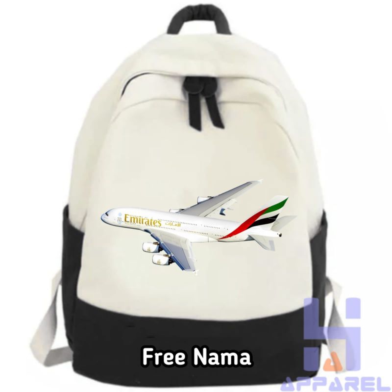 AIRBUS A380 EMIRATES CHILDREN'S PLANE BACKPACK | Shopee Malaysia